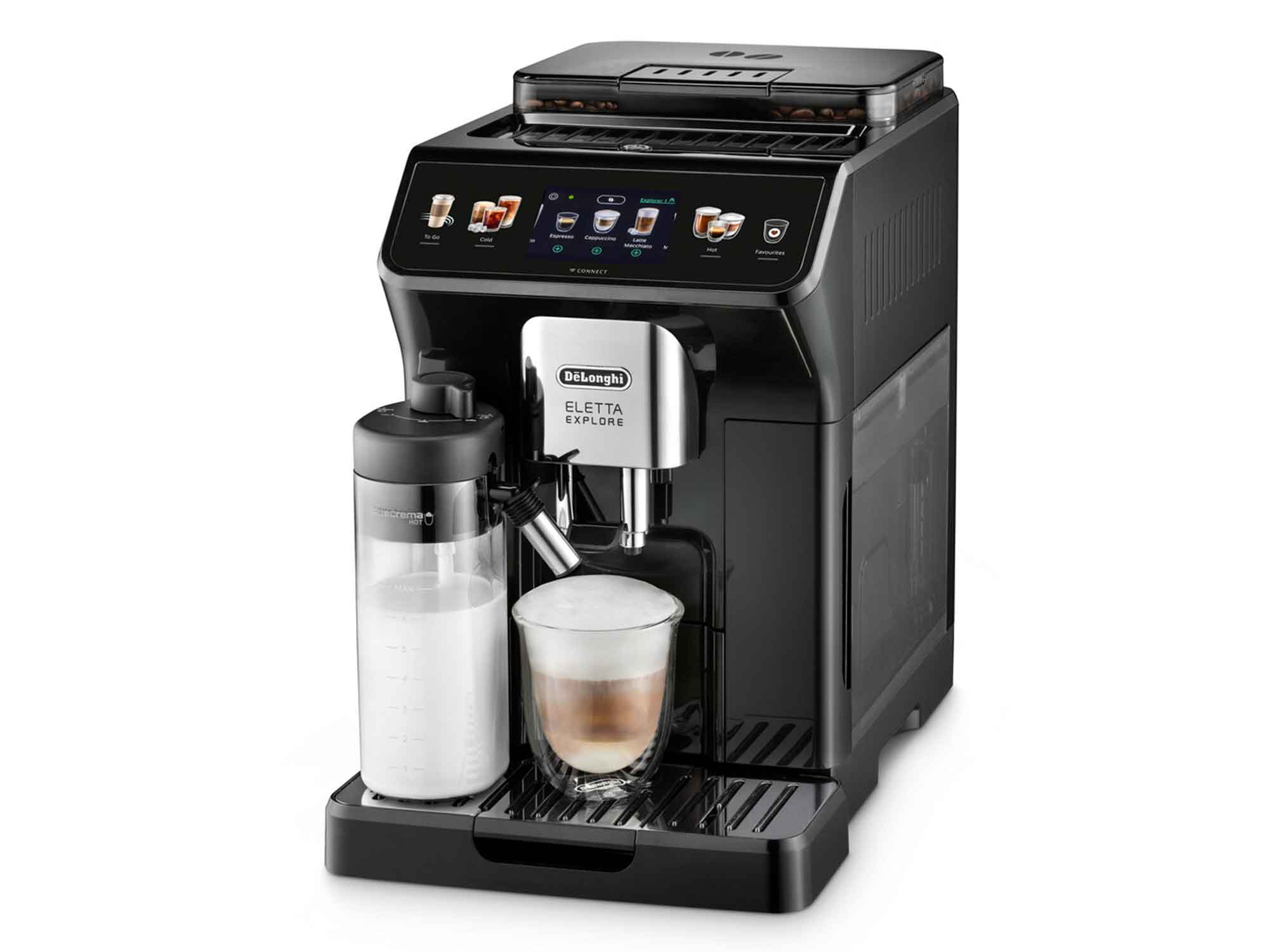 coffee machines automatic delonghi eletta explore ecam450.65.g